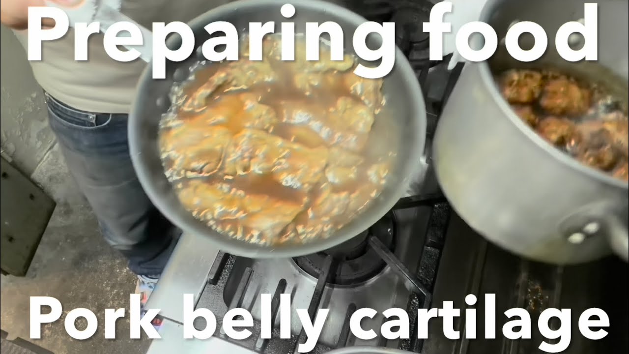 Preparing food【Pork belly cartilage】Exquisite food make by a Master ...
