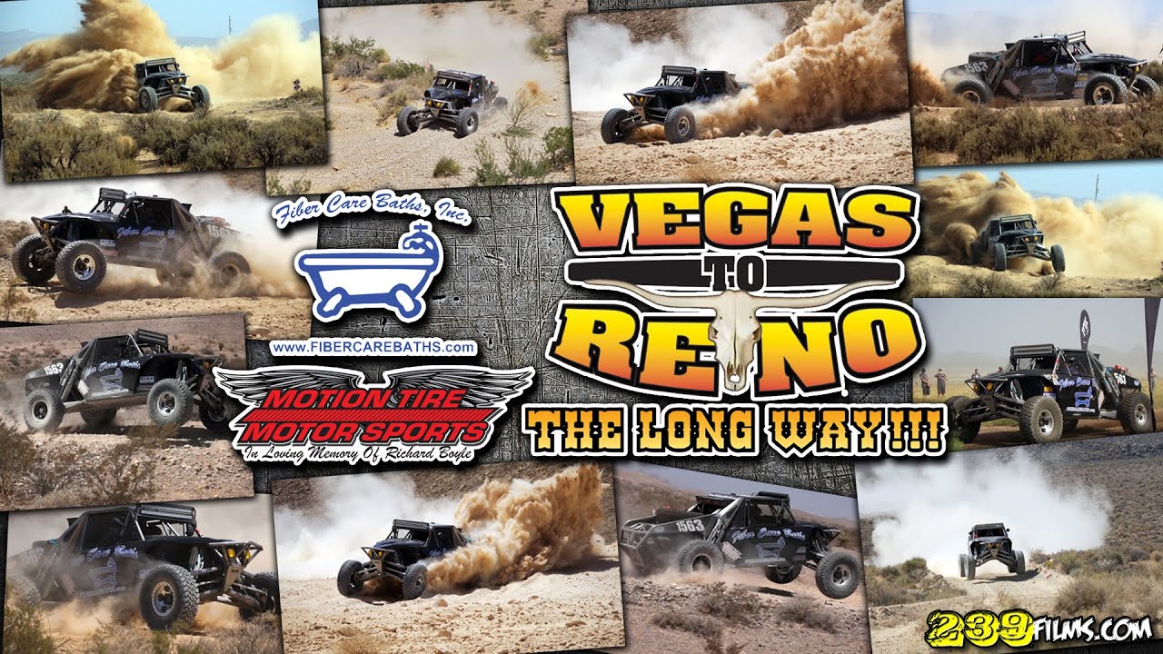 2016 Vegas to Reno Fiber Care Baths Motion Tire Motorsports - YouTube
