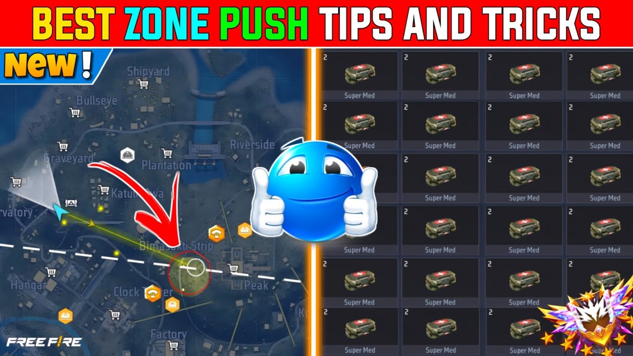 BEST ZONE PUSH TIPS AND TRICKS | ZONE PUSH CHARACTER COMBINATION 2025 ...