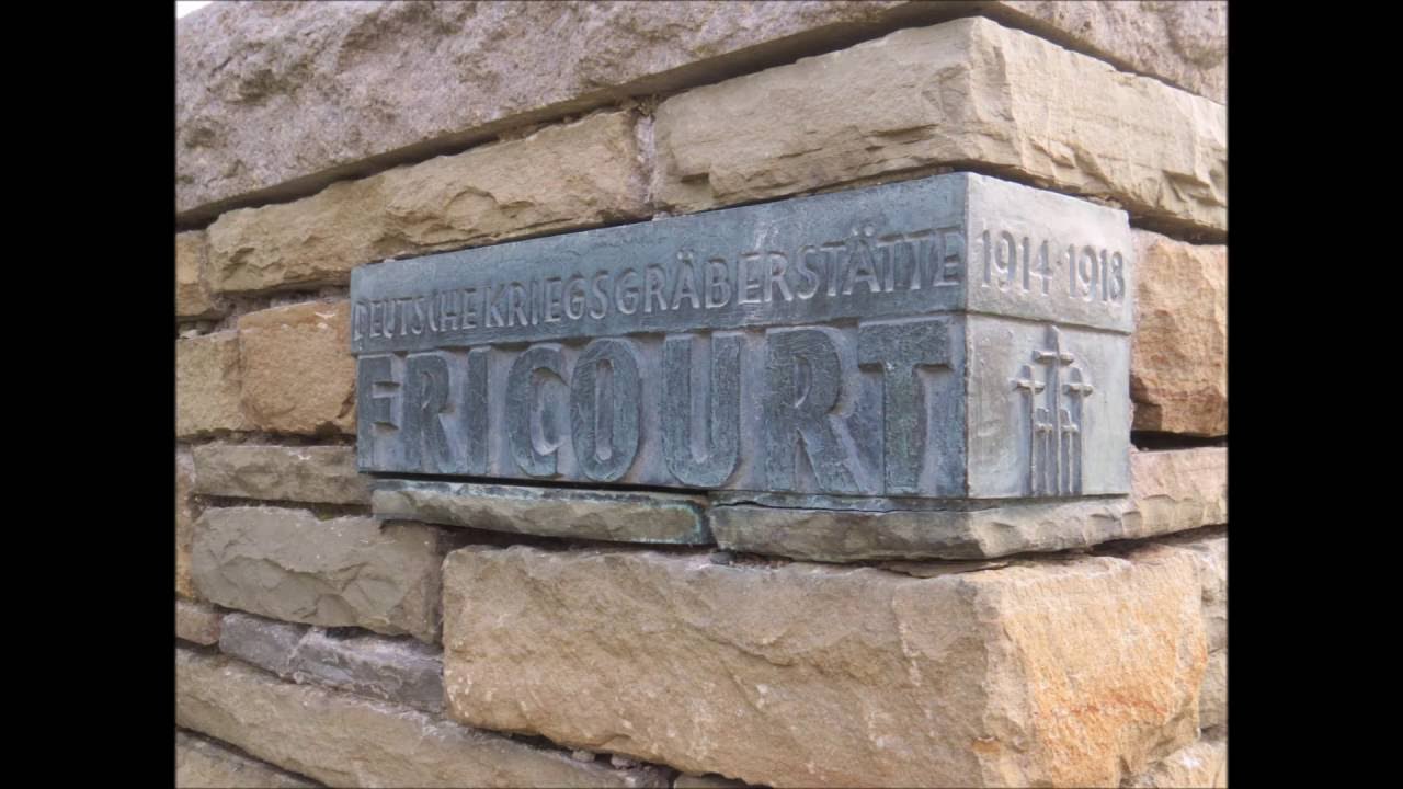 Deutscher Soldatenfriedhof Fricourt in the Great War - YouTube