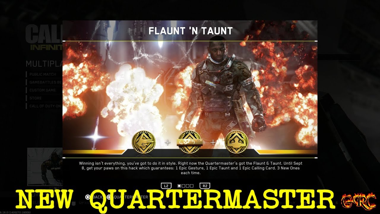 Call of Duty Infinite Warfare-New Quartermaster Opening - YouTube