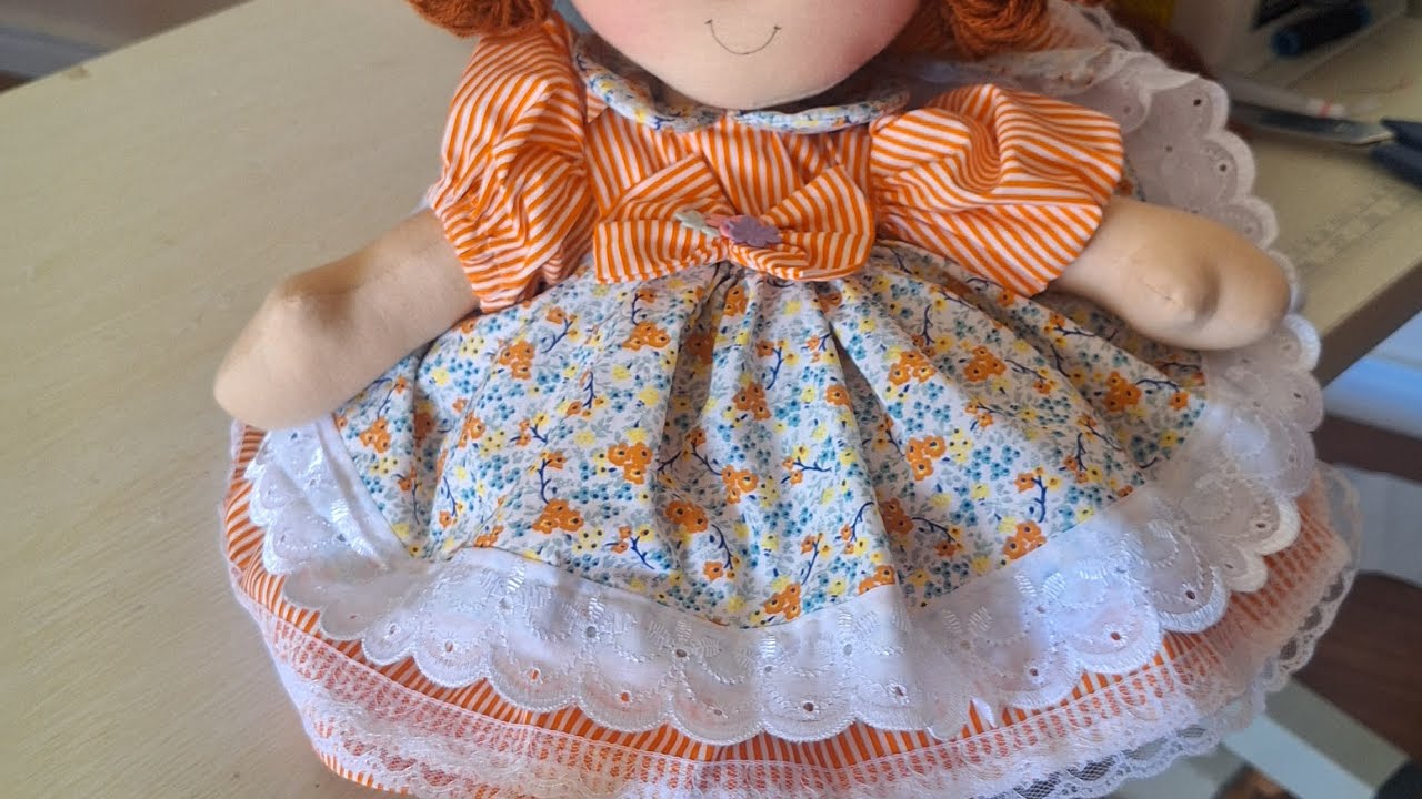 LINDA BONECA MARIA. molde gratis na descrição do video muito fácil wat ...