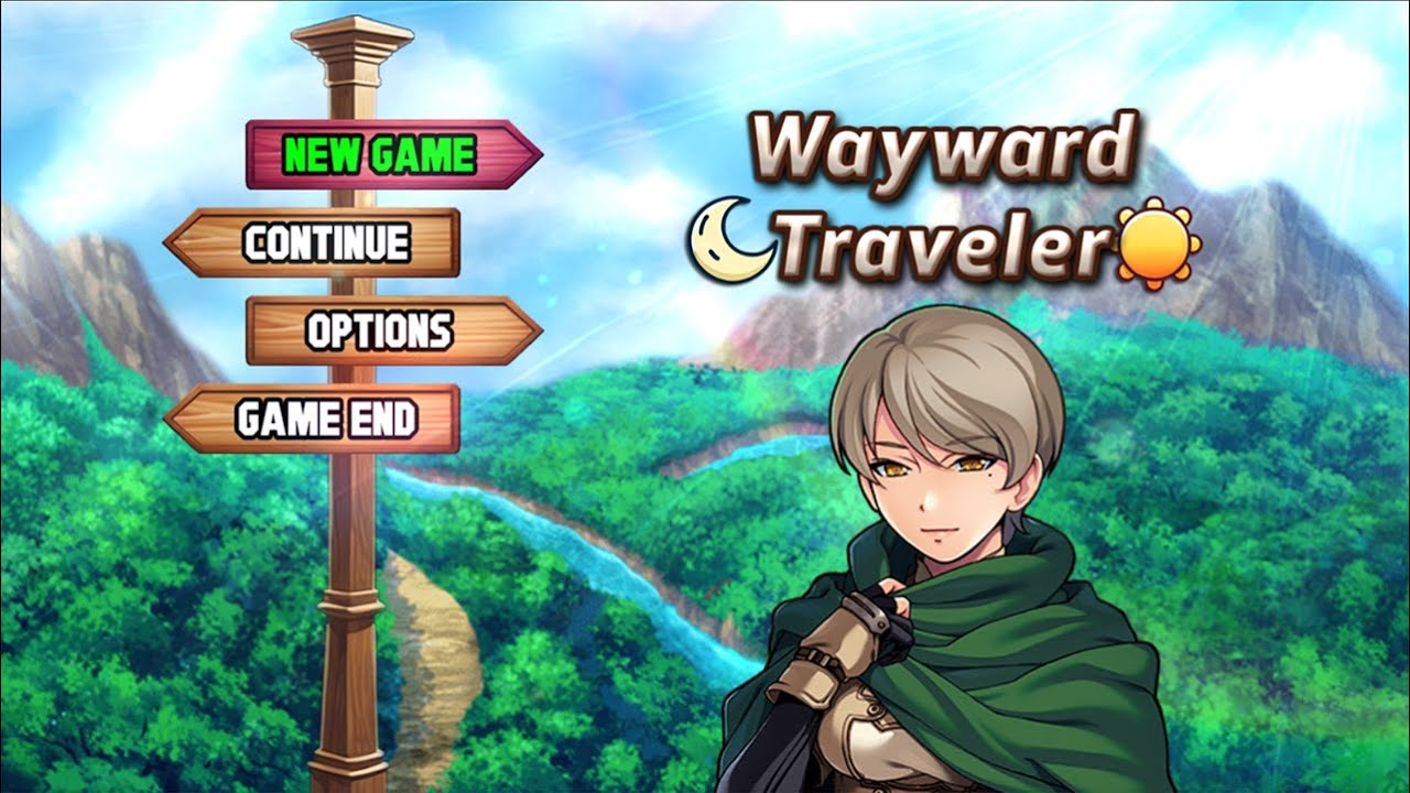 Wayward Traveler - Animated Title Screen - RPG Maker MZ - YouTube
