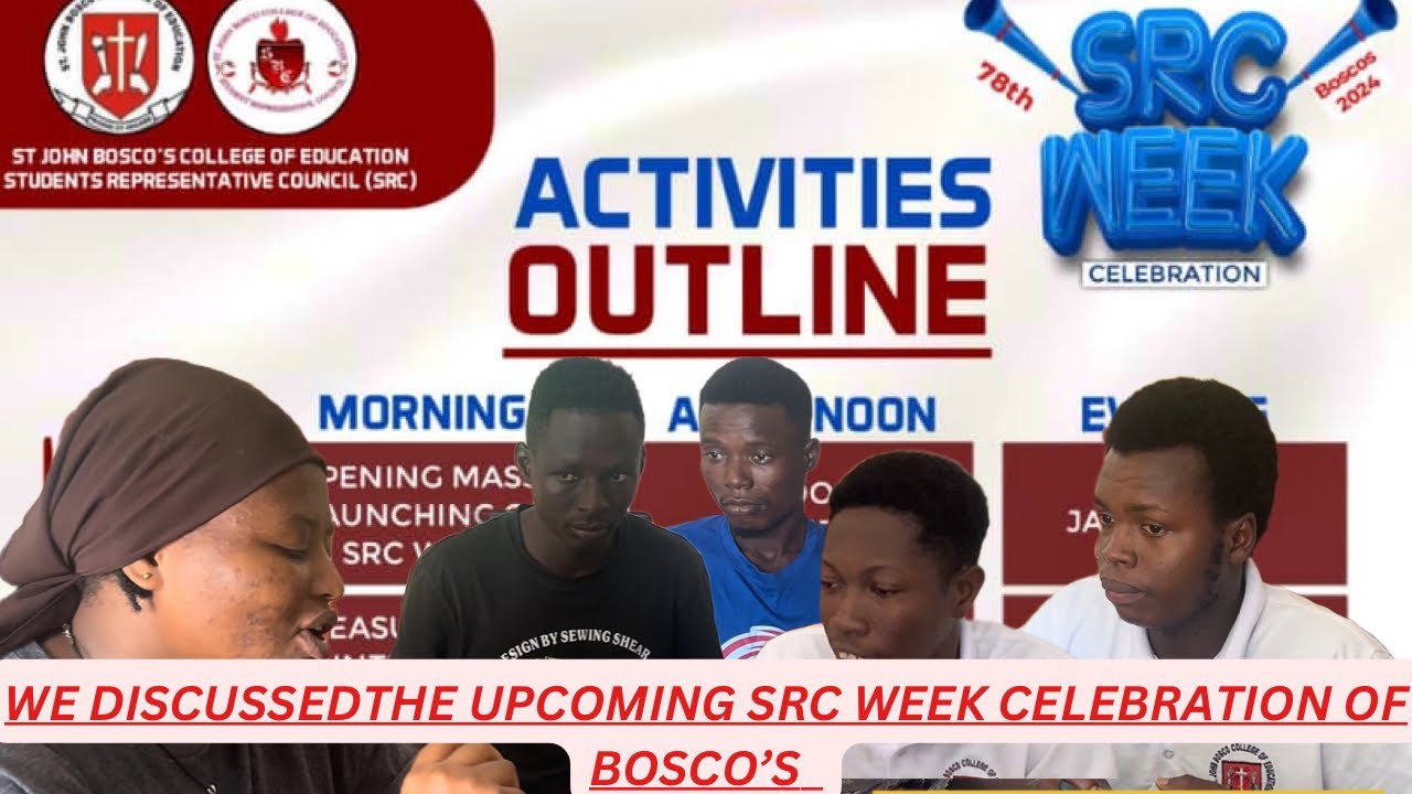 We had a discussion about the upcoming SRC week celebration of Bosco’s ...