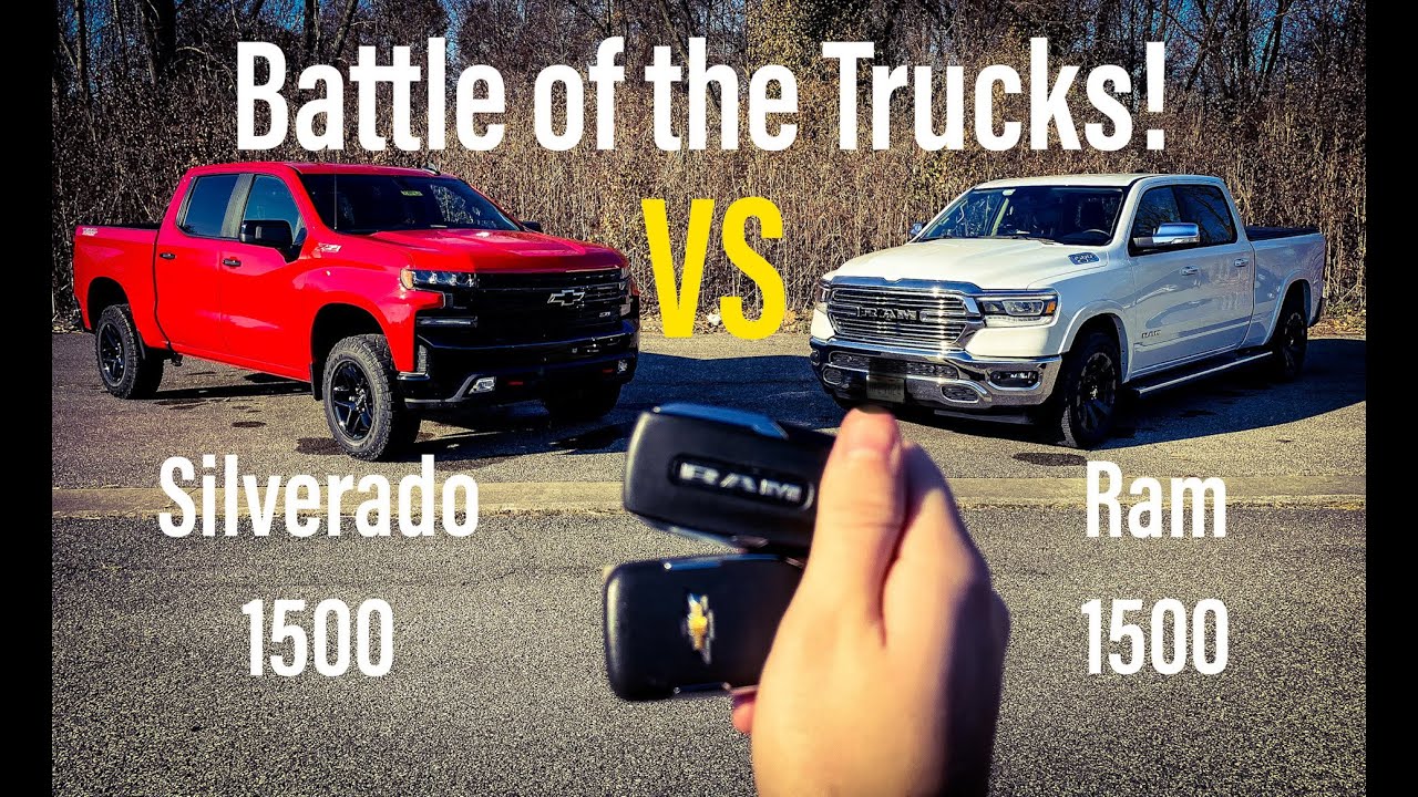 2020 Chevy Silverado VS Ram 1500 - Battle of the Trucks! - YouTube