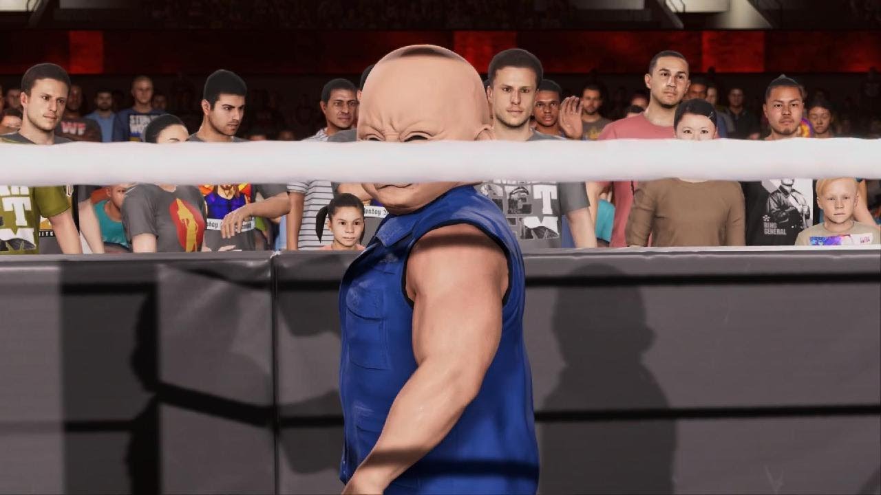 WWE 2K23 baby big e vs baby brock lesnar - YouTube