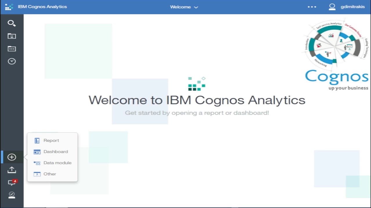 Cognos up your business - Self Service BI - YouTube