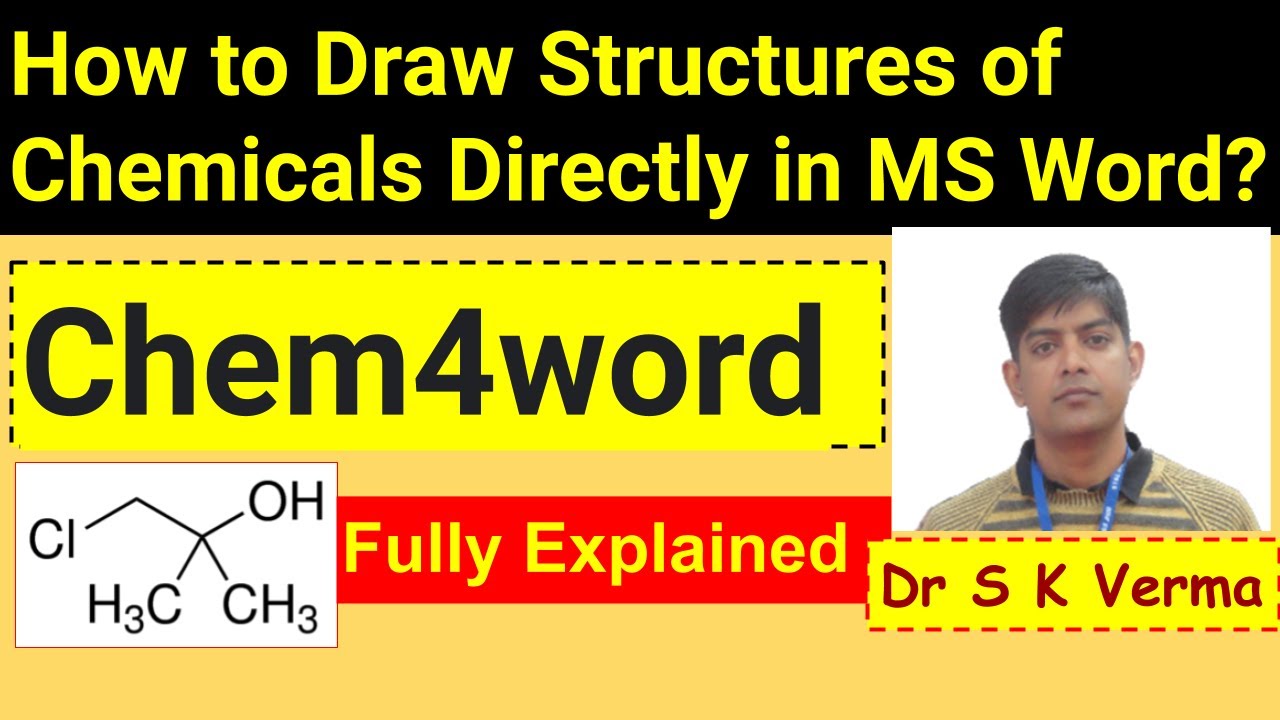 How To Draw Structures Of Chemicals In MS Word How To Use Chem4word To How To Draw Structures Of Chemicals In MS Word How To Use Chem4word To
