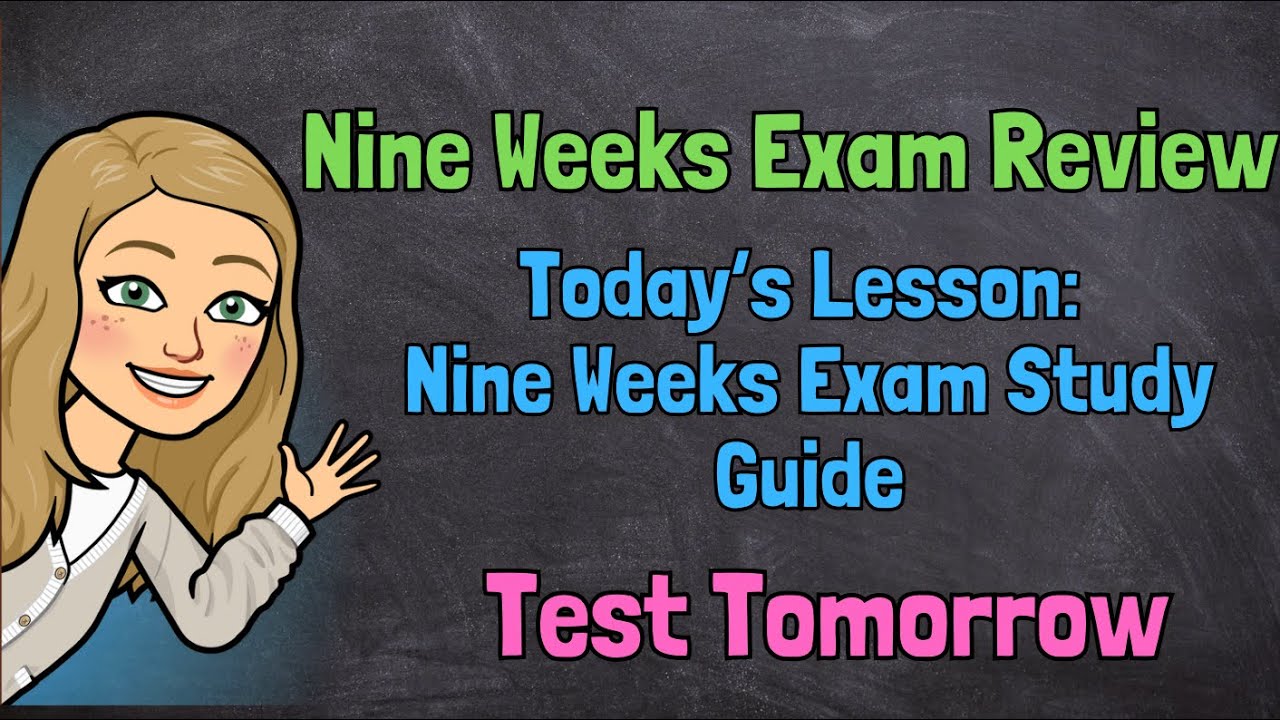 Nine Weeks Exam Review - YouTube