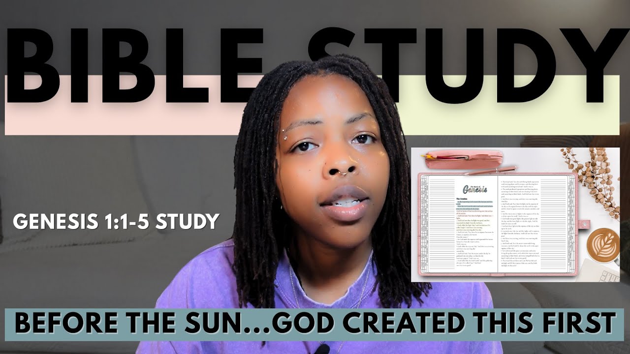 What God Created Before the Sun | Genesis 1:1–5 Explained Step-by-Step ...