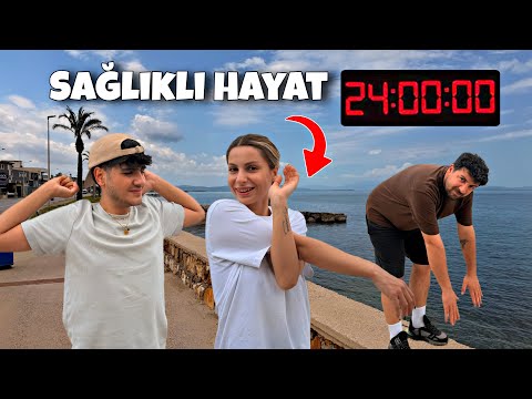 EKİPLE 1 GÜN! SAĞLIKLI HAYATA GEÇİŞ😂 Melih Yıldırım | Sıla Beyoğlu | Serkan 