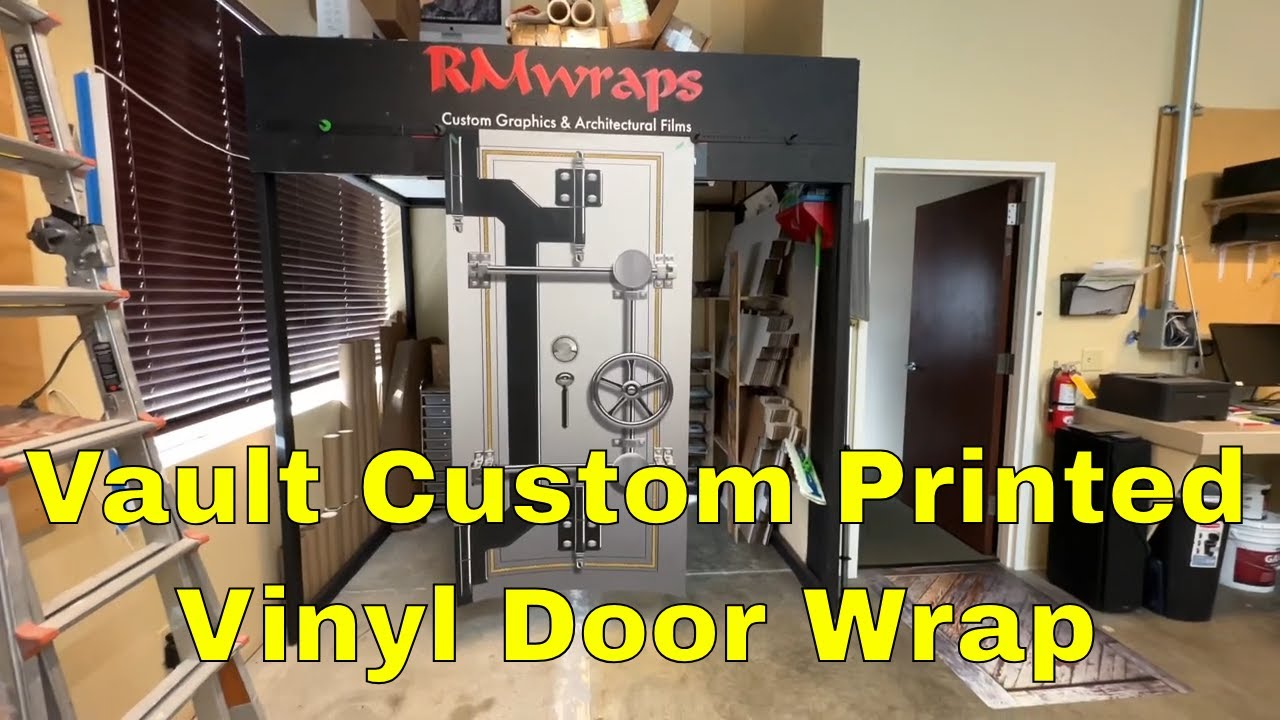 Vault Custom Printed Vinyl Door wrap - YouTube