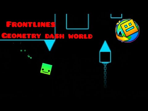 Level 5 Frontlines Geometry dash world - YouTube