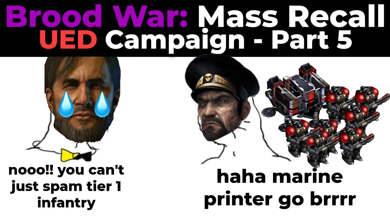 Mass Recall (Starcraft 1 in SC2!) UED Campaign - Part 5 - YouTube