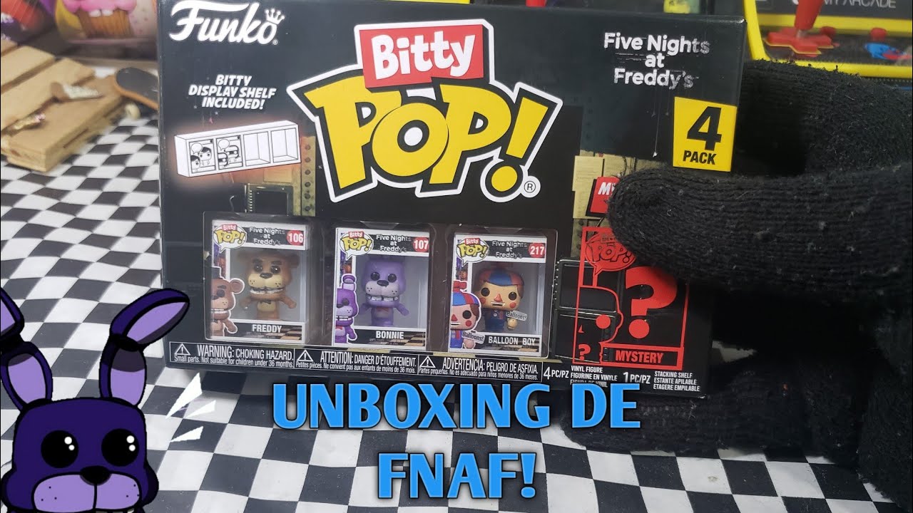¡UNBOXING DE BITTY POPS DE FNAF 1! | fnaf 1 funko - YouTube