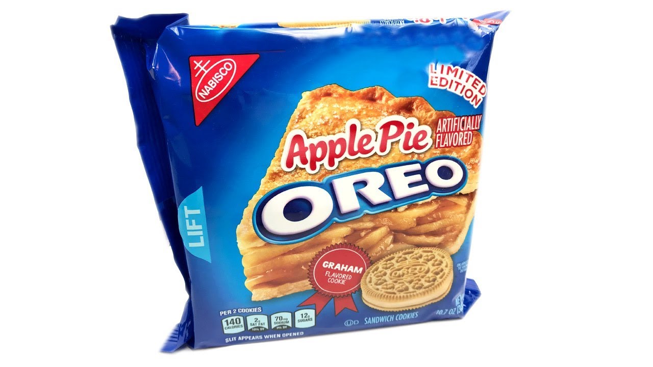 APPLE PIE OREOS Unwrapping - YouTube