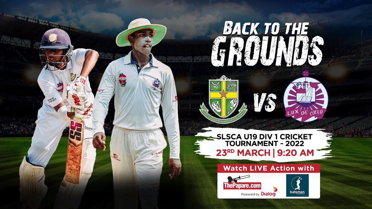 St. Sebastian's College v St. Anthony's College - SLSCA U19 Division 1 ...