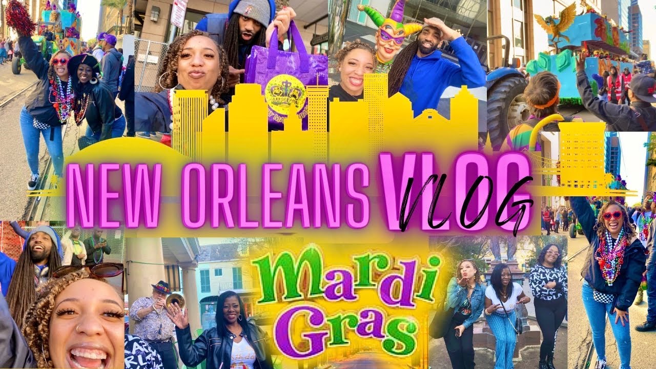 MARDI GRAS NEW ORLEANS TRIP VLOG 2023! Parades, Bourbon Street, French ...