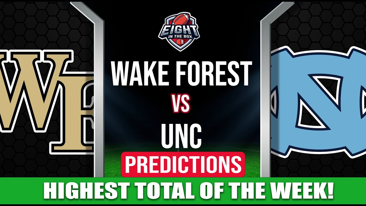 Wake Forest vs UNC College Football Predictions - YouTube