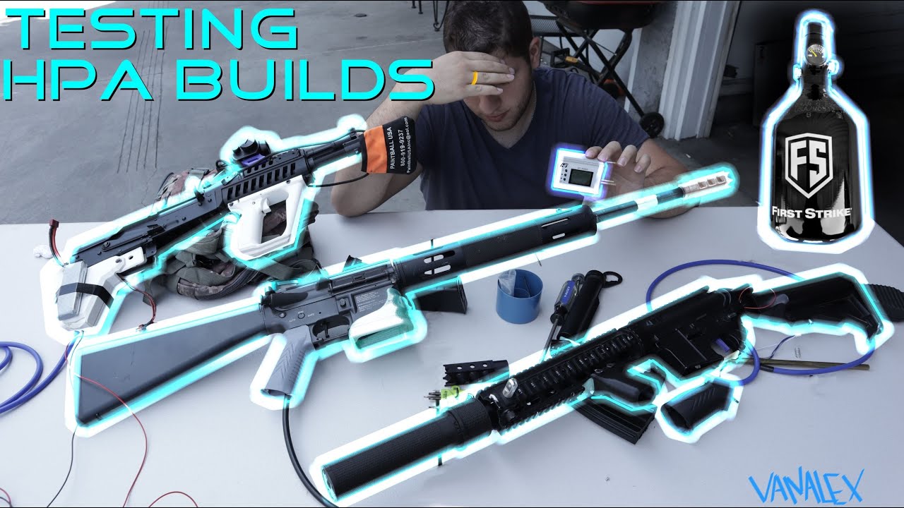 Shooting All my HPA Guns - YouTube