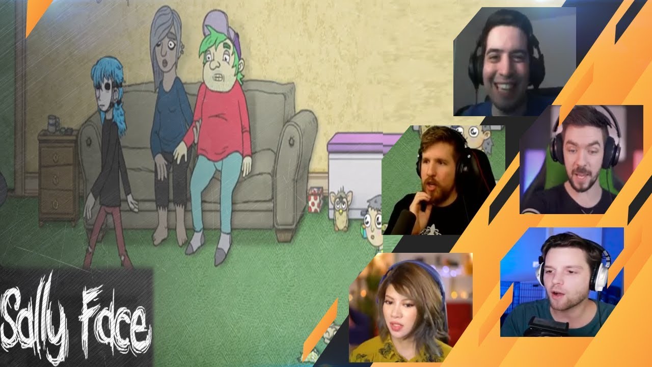 Gamers Reactions to Chug and Maple | Sally Face - YouTube