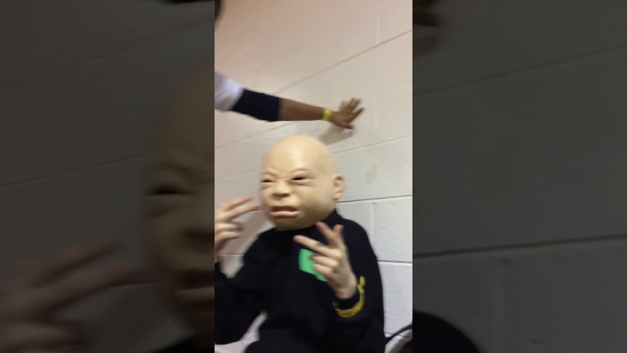 Demented baby comes to school dance - YouTube