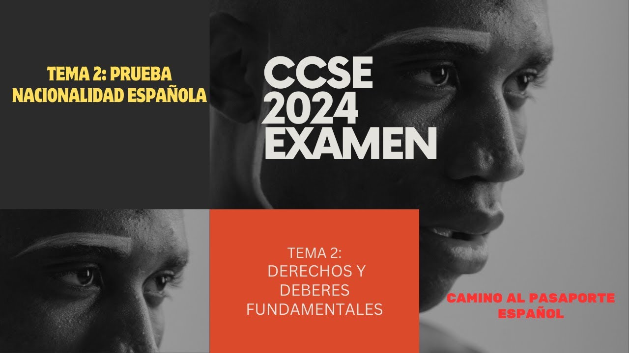 TEMA 2: Prueba CCSE 2024 📗 Tarea 1️⃣ NACIONALIDAD ESPAÑOLA 🇪🇸 - YouTube