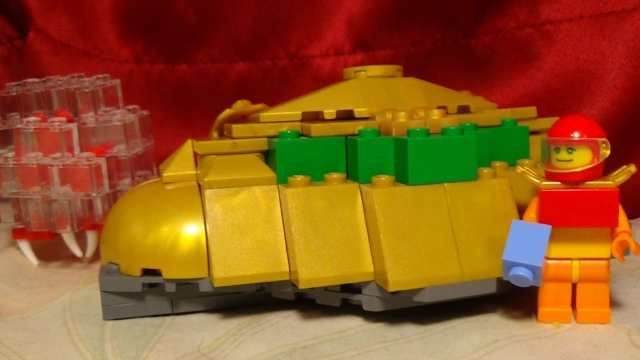 LEGO Samus Gunship, Metroid, and Samus Custom M.O.C. - YouTube