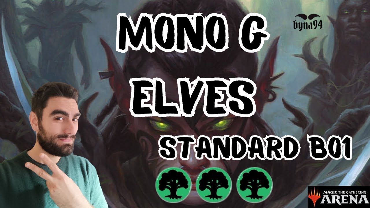 MONO G ELVES Standard Bo1 #mtgarena #mtgita #mtg - YouTube