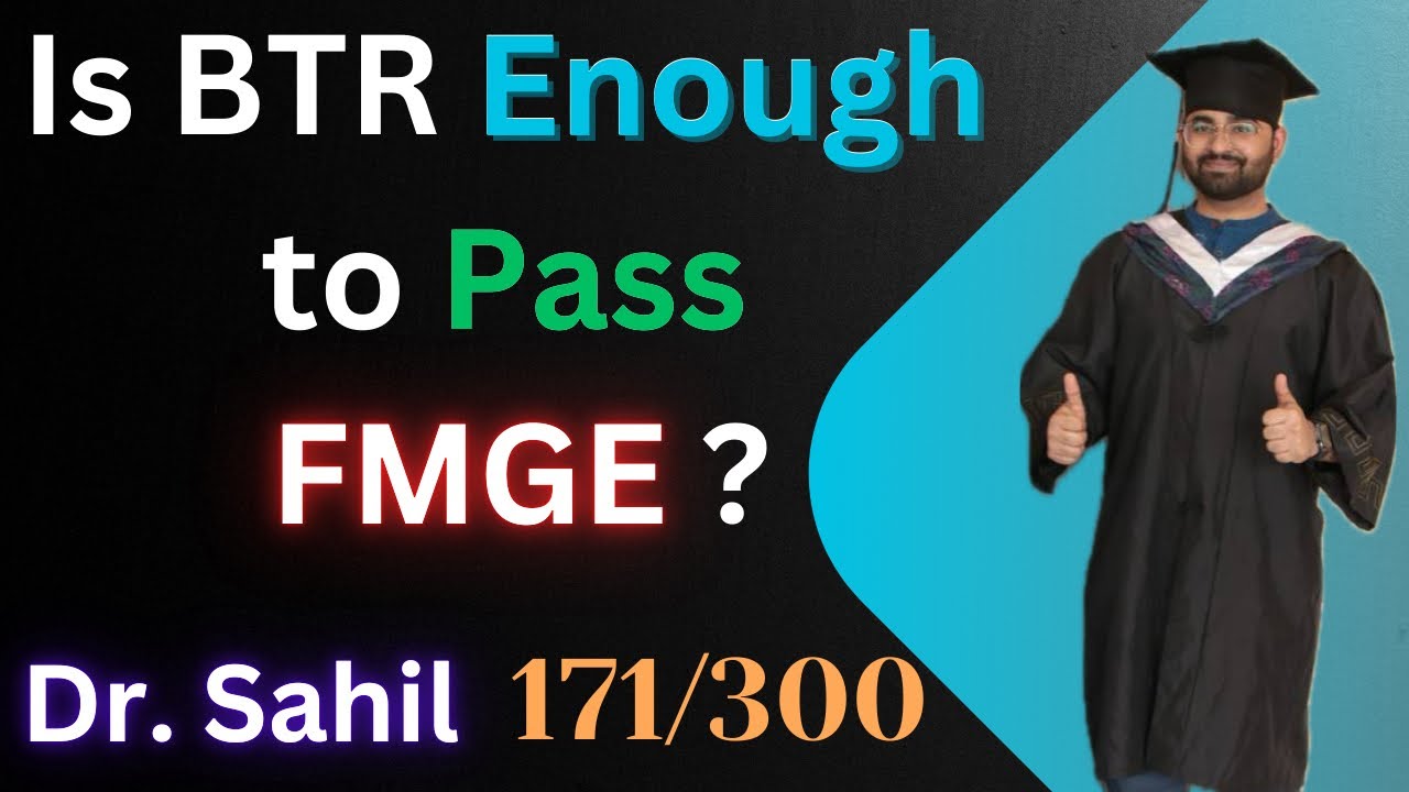 How Dr. Sahil scored 171 in his Third Attempt using BTR and Notes | His ...