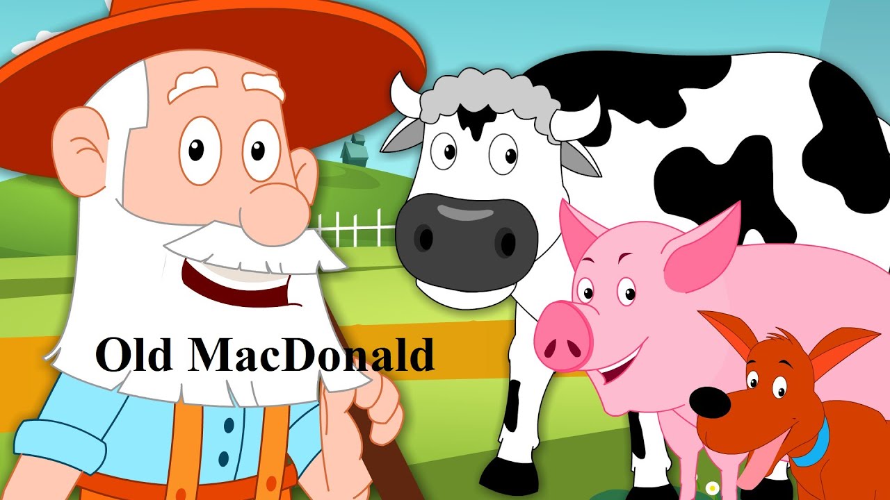Old MacDonald Had A Farm - 3D Animation English Nursery Rhymes & Songs ...