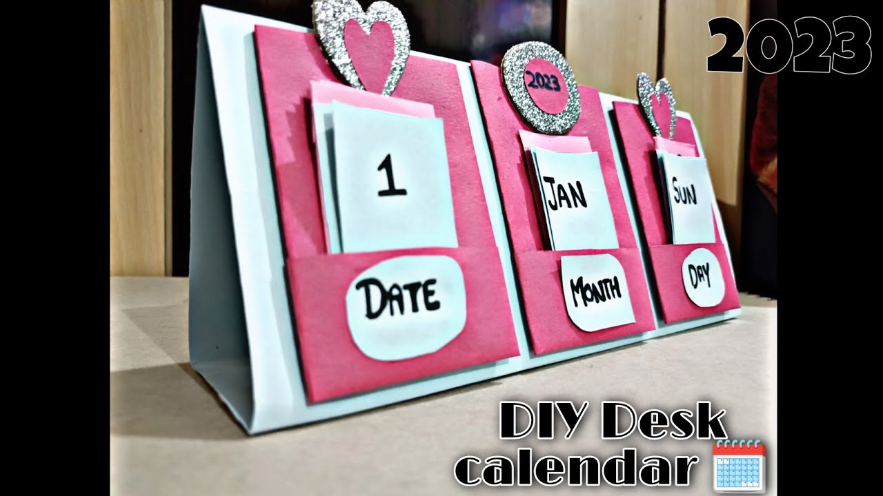How To Make A New Year 2023 Desk Calendar DIY Calendar Paper Mini how-to-make-a-new-year-2023-desk-calendar-diy-calendar-paper-mini