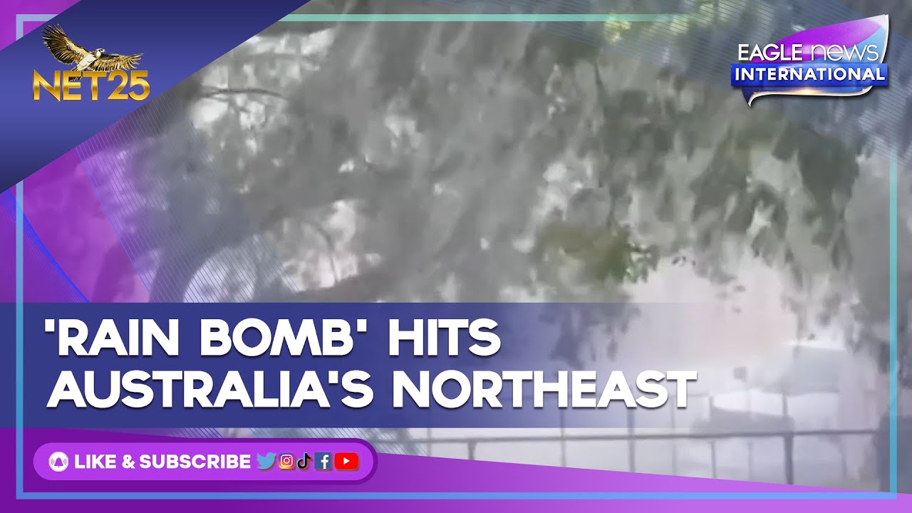 ‘Rain bomb’ hits northeastern Australia - YouTube
