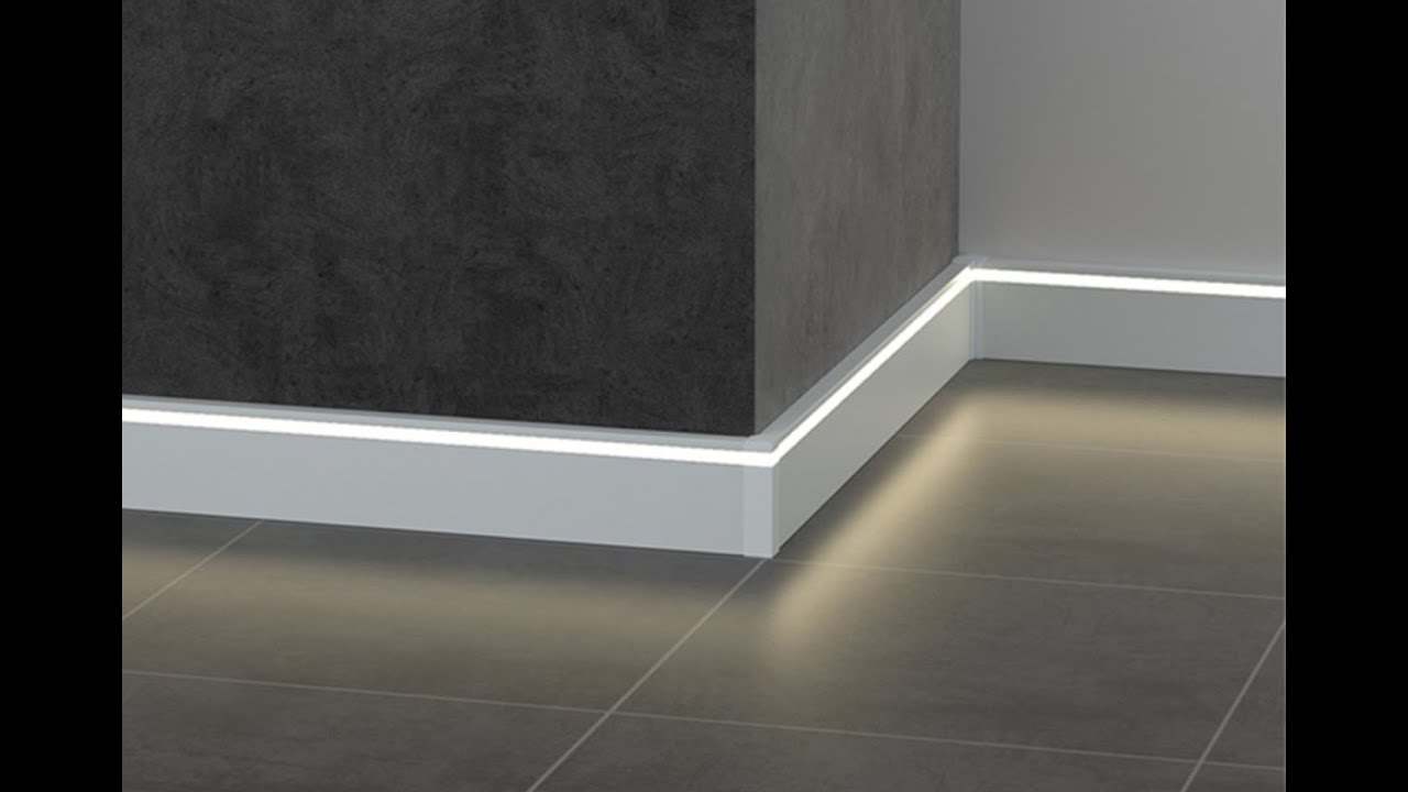 LED Skirting Wall Decor Bar Strip Light - YouTube
