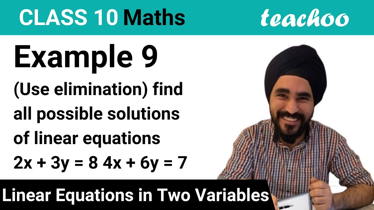 Example 9 Solve Linear Equations 2x 3y 8 And 4x 6y 7 Using example-9-solve-linear-equations-2x-3y-8-and-4x-6y-7-using