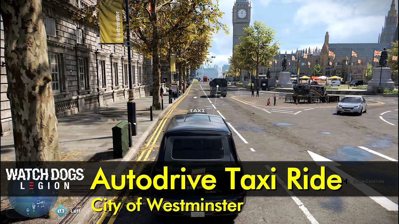 Westminster Taxi Drive (Autodrive Diaries) | Watch Dogs: Legion - The ...