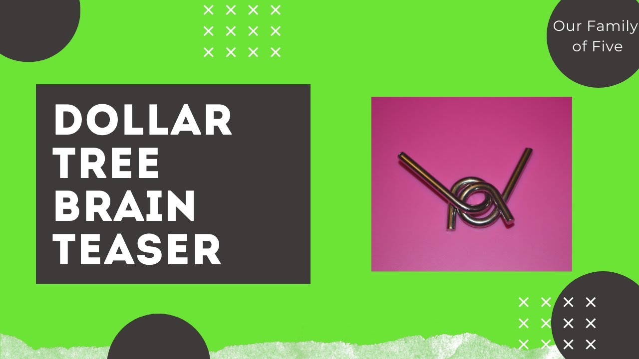 Dollar Tree Brain Teaser....Solved! - YouTube