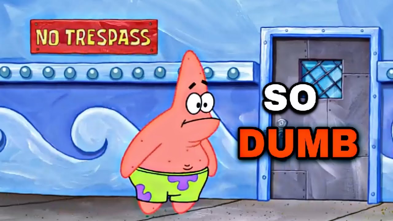 Why SpongeBob Characters are so DUMB - YouTube