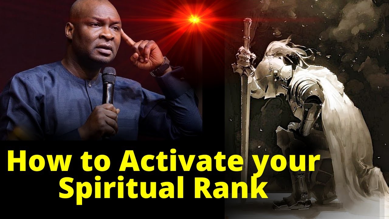 How to Activate your Spiritual Rank | APOSTLE JOSHUA SELMAN - YouTube