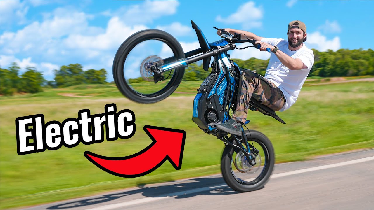 Testing My New Electric Dirt Bike! - YouTube