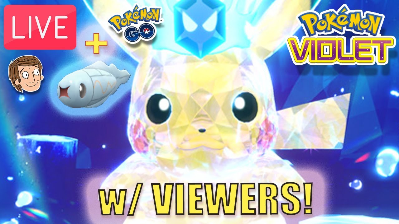 🔴 Hosting 7 Star Pikachu Tera Raids + Tynamo Community Day in Pokémon ...