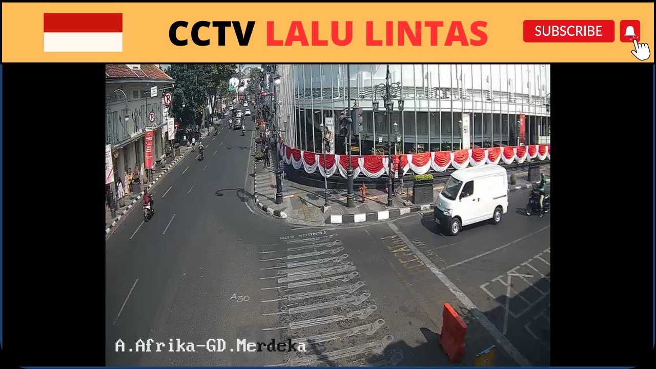 CCTV Bandung Simpang Braga Asia Afrika 03 September 2023 - YouTube