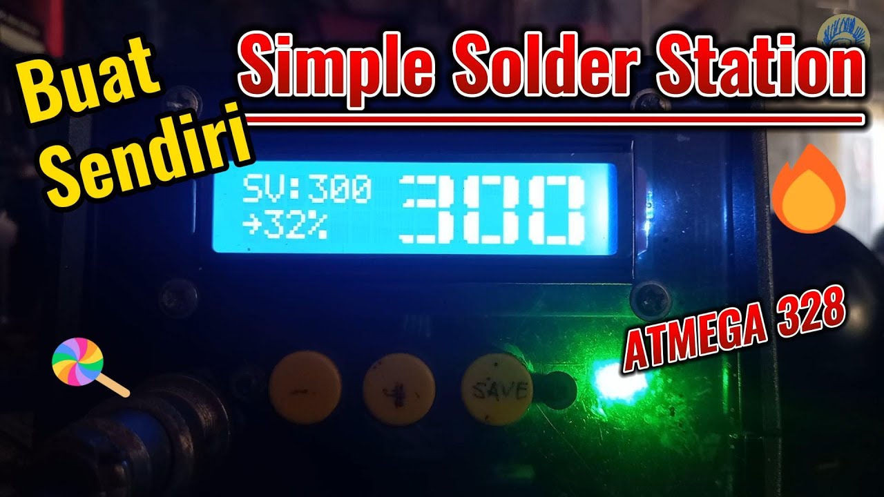DIY Simple Solder Station V1 LCD Big Number - YouTube