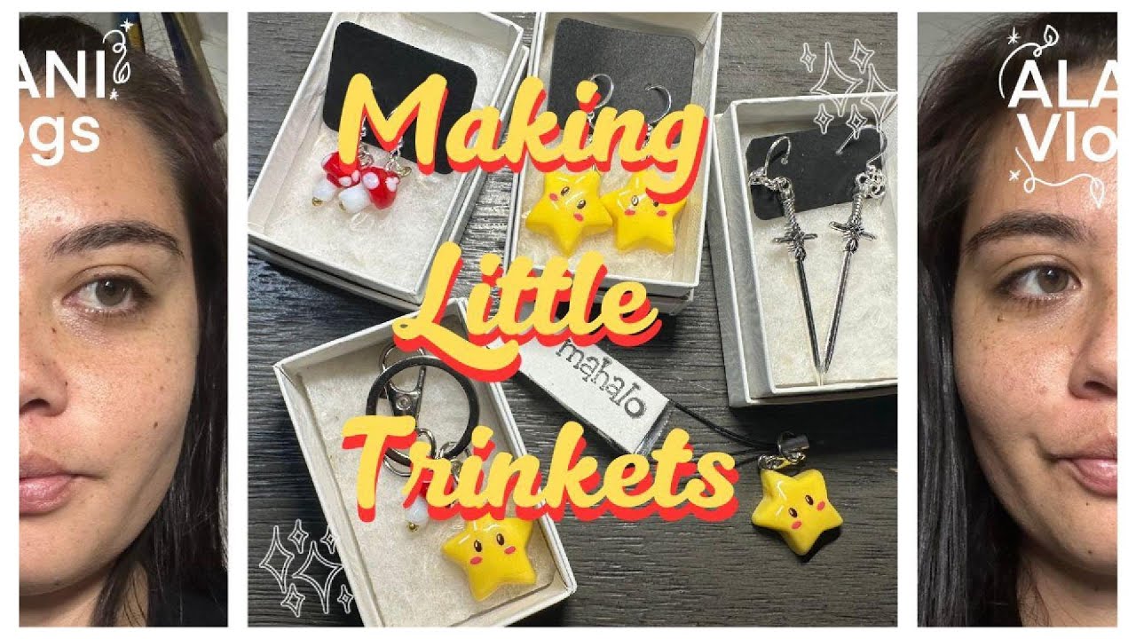 Making CUTE little Trinkets for my Art Shop - YouTube