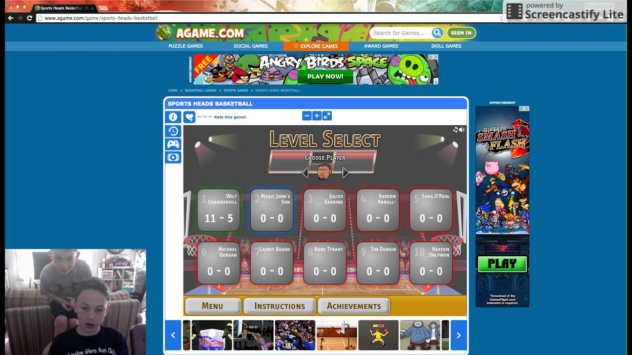 AGAME.com 4 Game Scramble! - YouTube