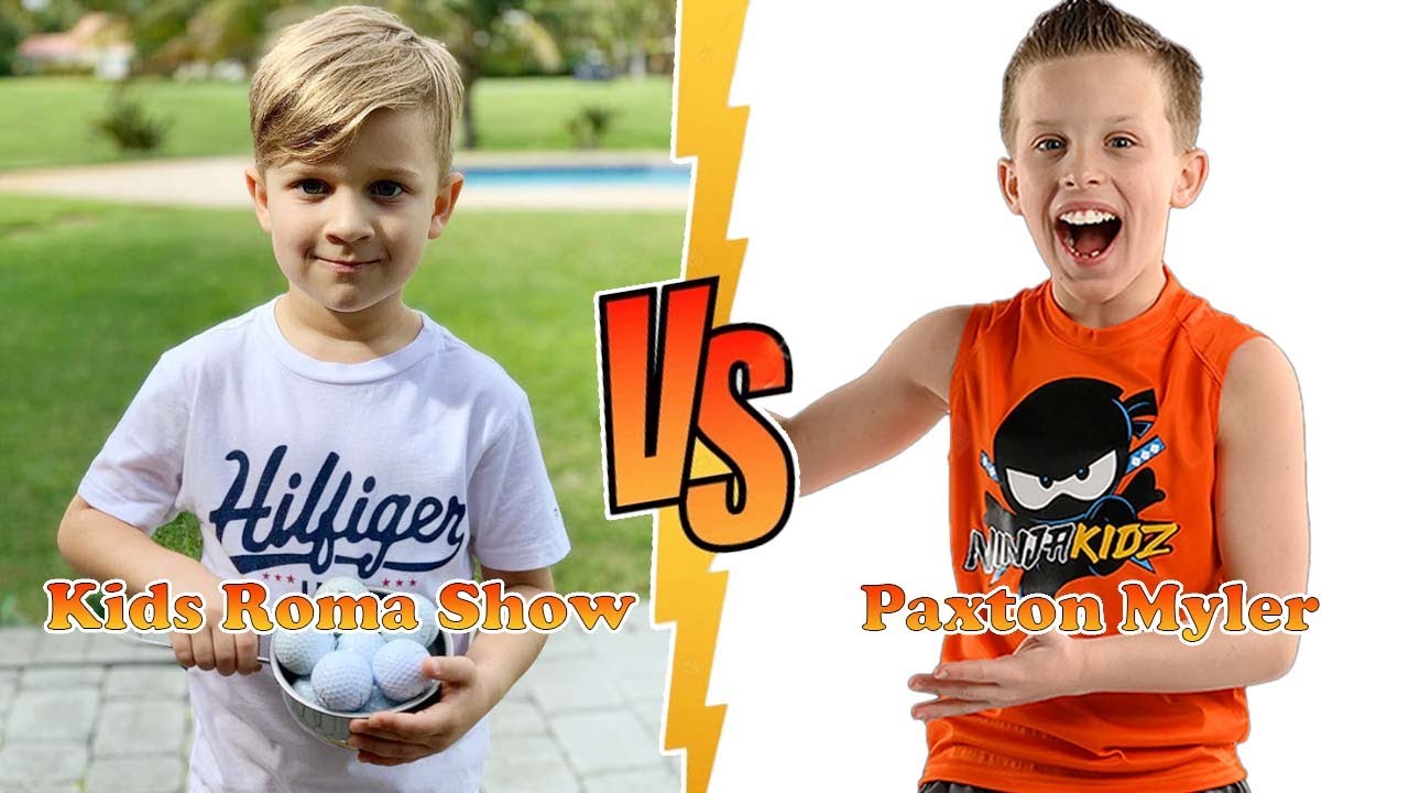 Paxton Myler (Ninja Kids Tv) VS Kids Roma Show Stunning Transformation ...
