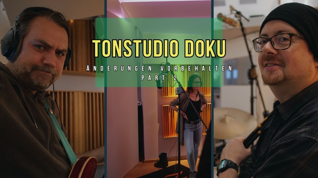 Tonstudio Doku | So haben wir unser Album aufgenommen | Part 2 - YouTube