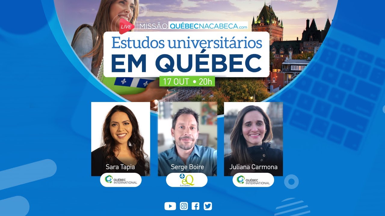 Estudos universitários em Québec - YouTube