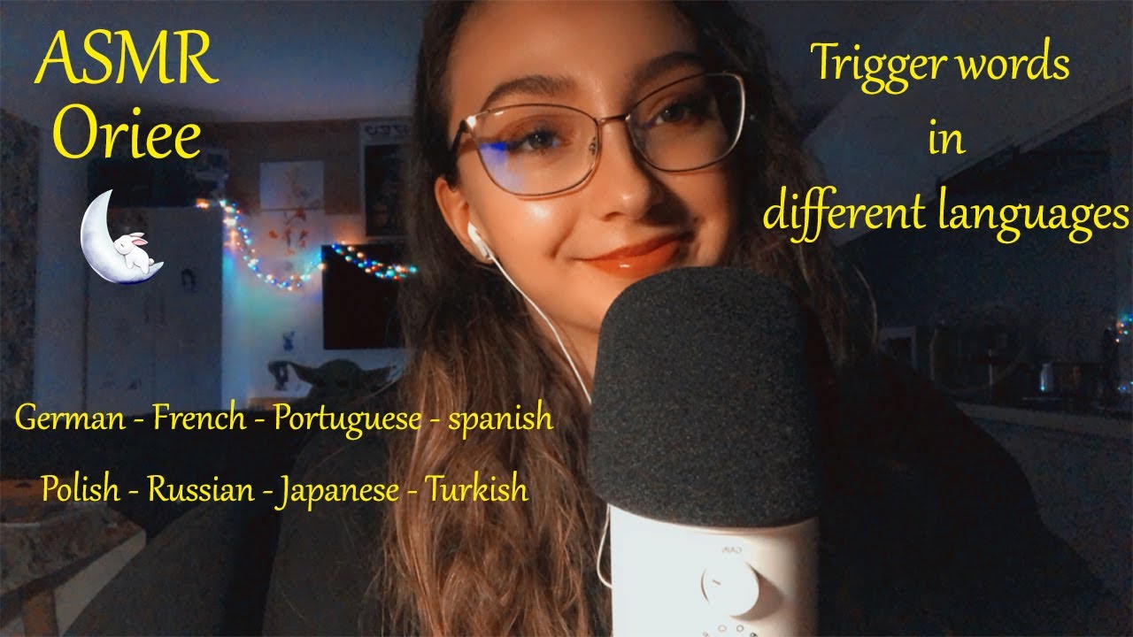 Asmr Trigger Words In Different Languages π Youtube