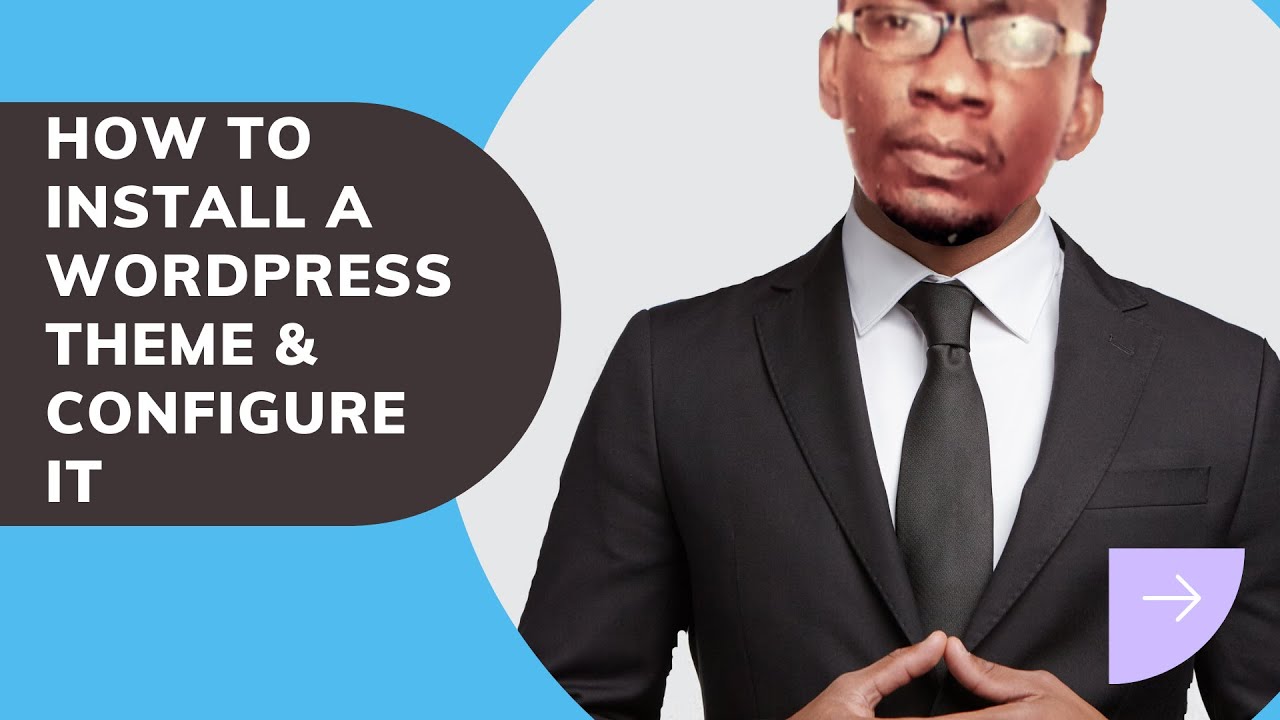 how to install a WordPress theme - YouTube